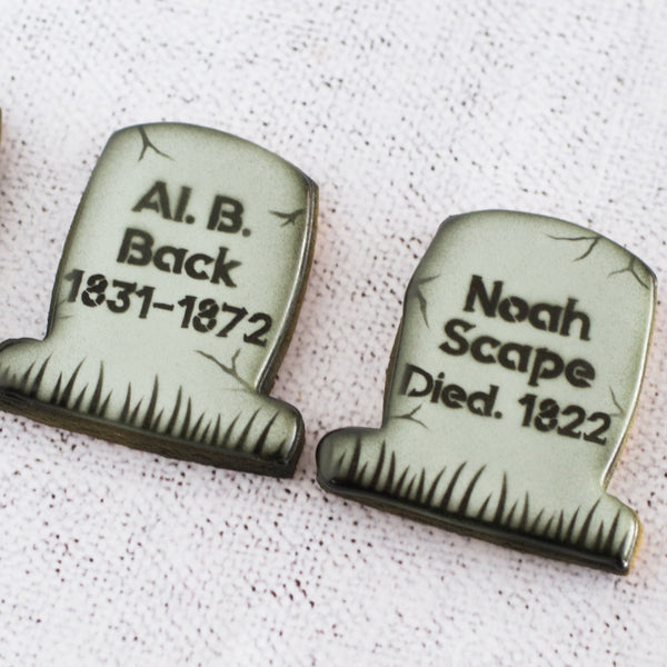 Mini Punny Gravestone Stencil Designs - SVG FILE ONLY – stencibelle