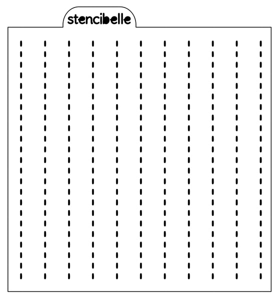 Stitched Lines Stencil Design - SVG FILE ONLY – stencibelle