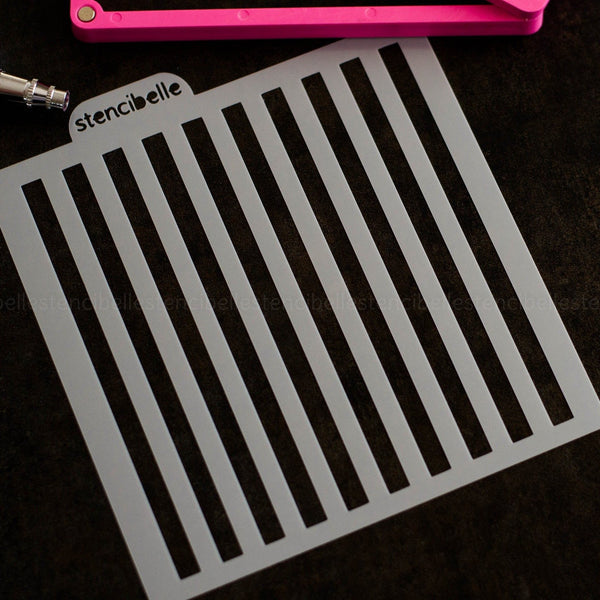 Regular Stripe Stencil Design - SVG FILE ONLY – stencibelle