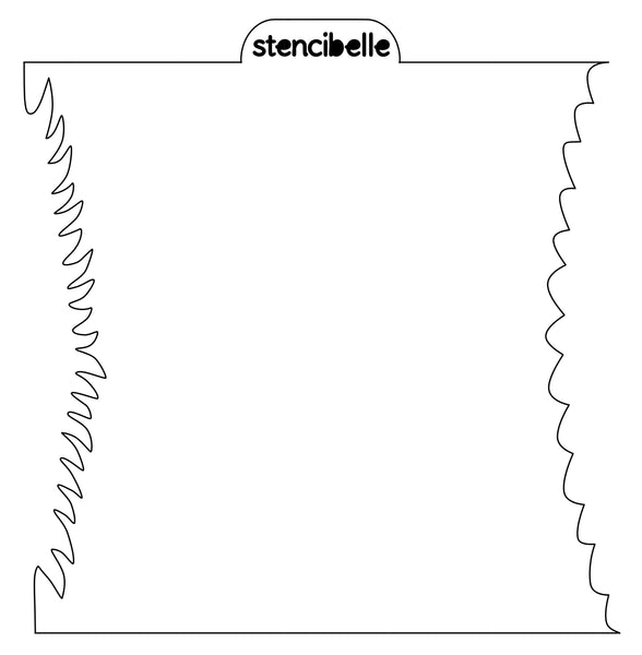 Tree Edger Stencil Design - SVG FILE ONLY – stencibelle